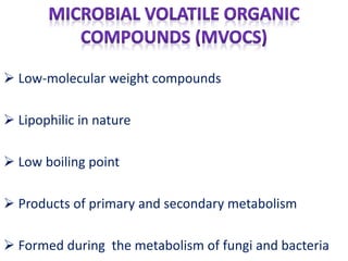 Microbial Volatiles | PPTX