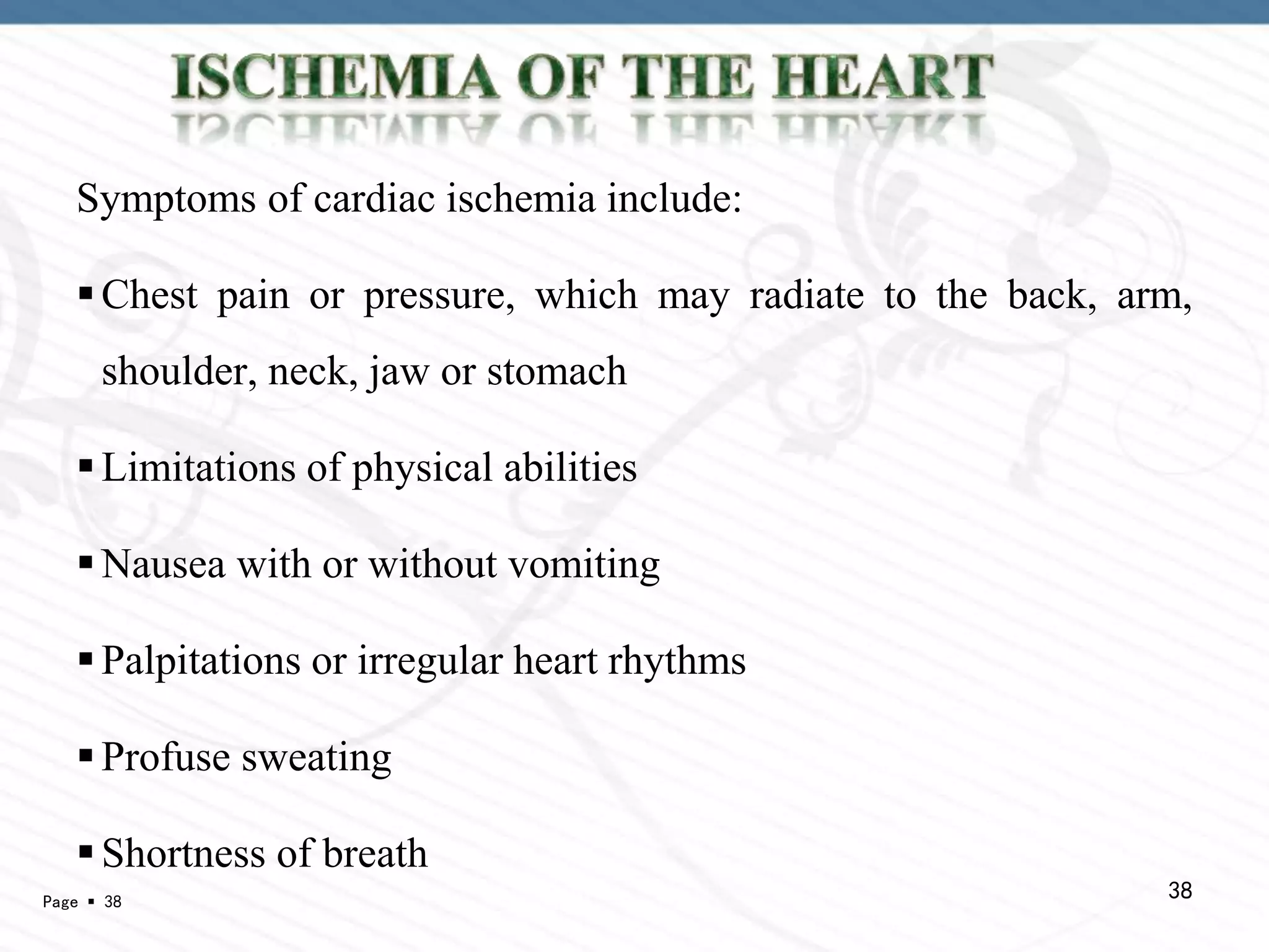 Ischemia and Infarction | PPTX