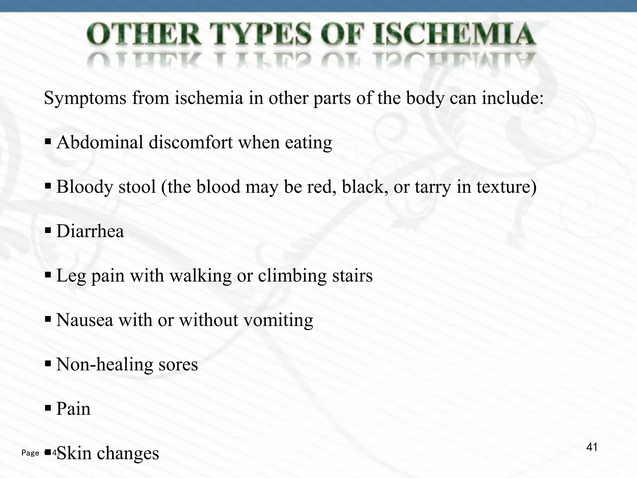 Ischemia and Infarction | PPTX