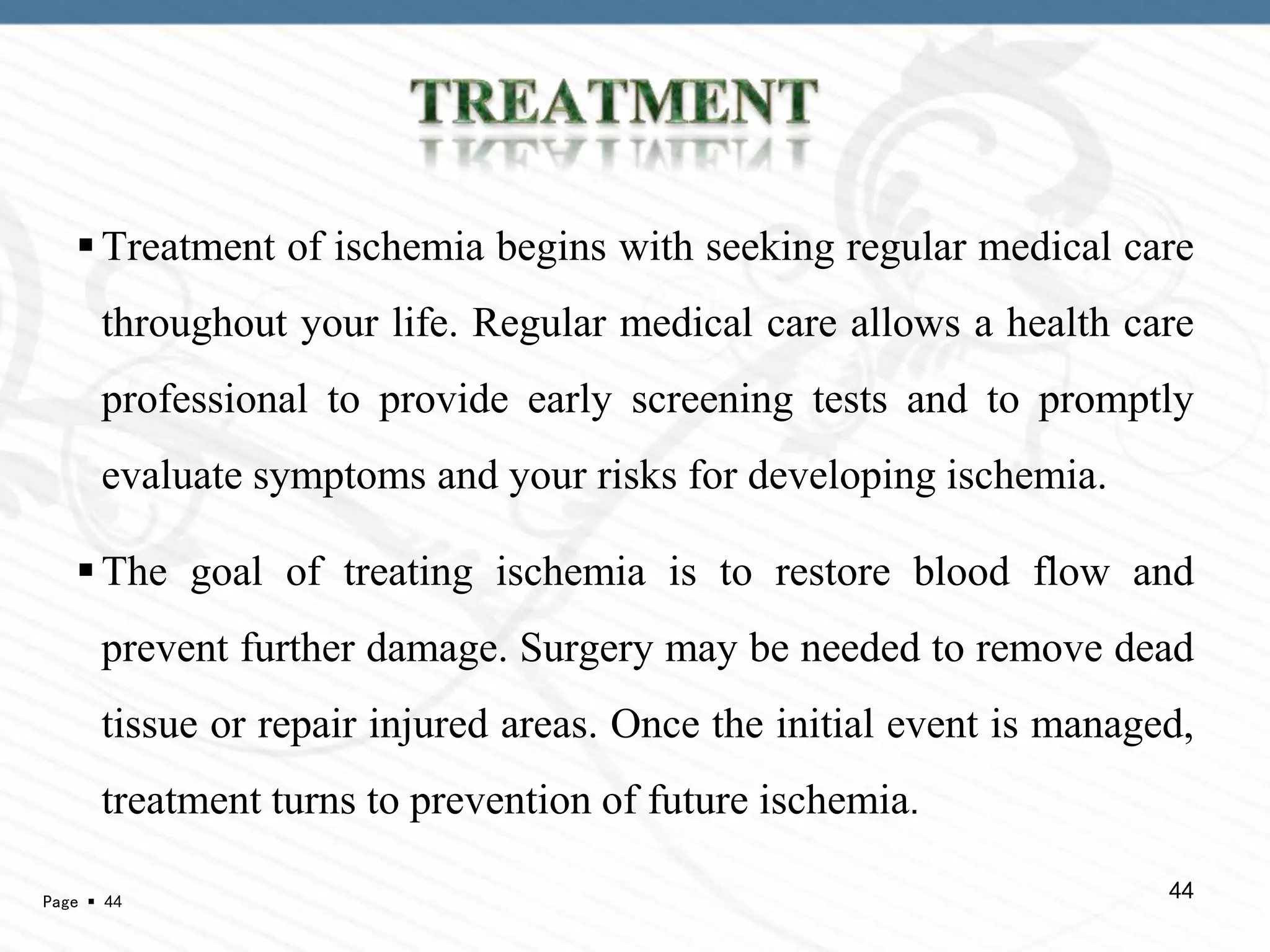 Ischemia and Infarction | PPTX