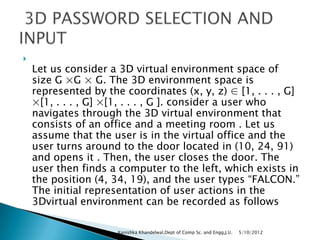 Kanishka_3D Passwords | PPTX