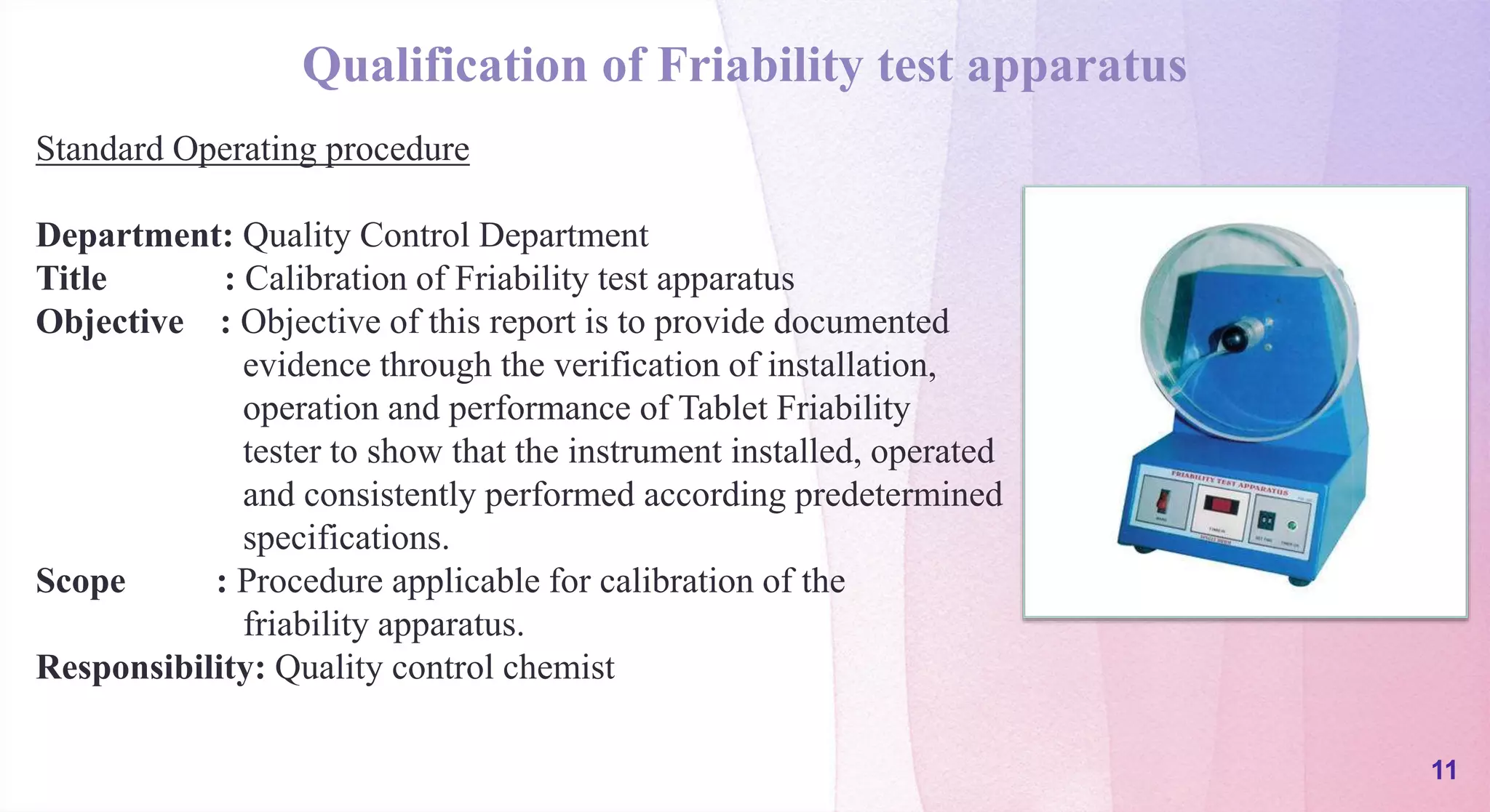 Qualification of laboratory equipments | PPTX