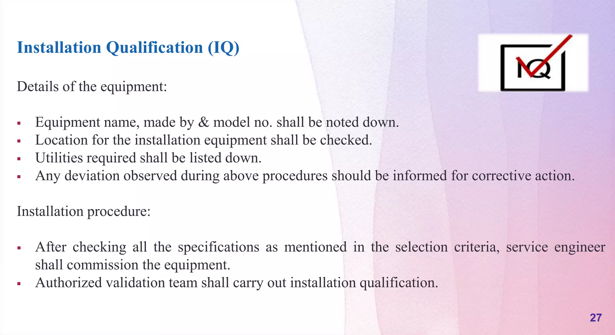 Qualification of laboratory equipments | PPTX