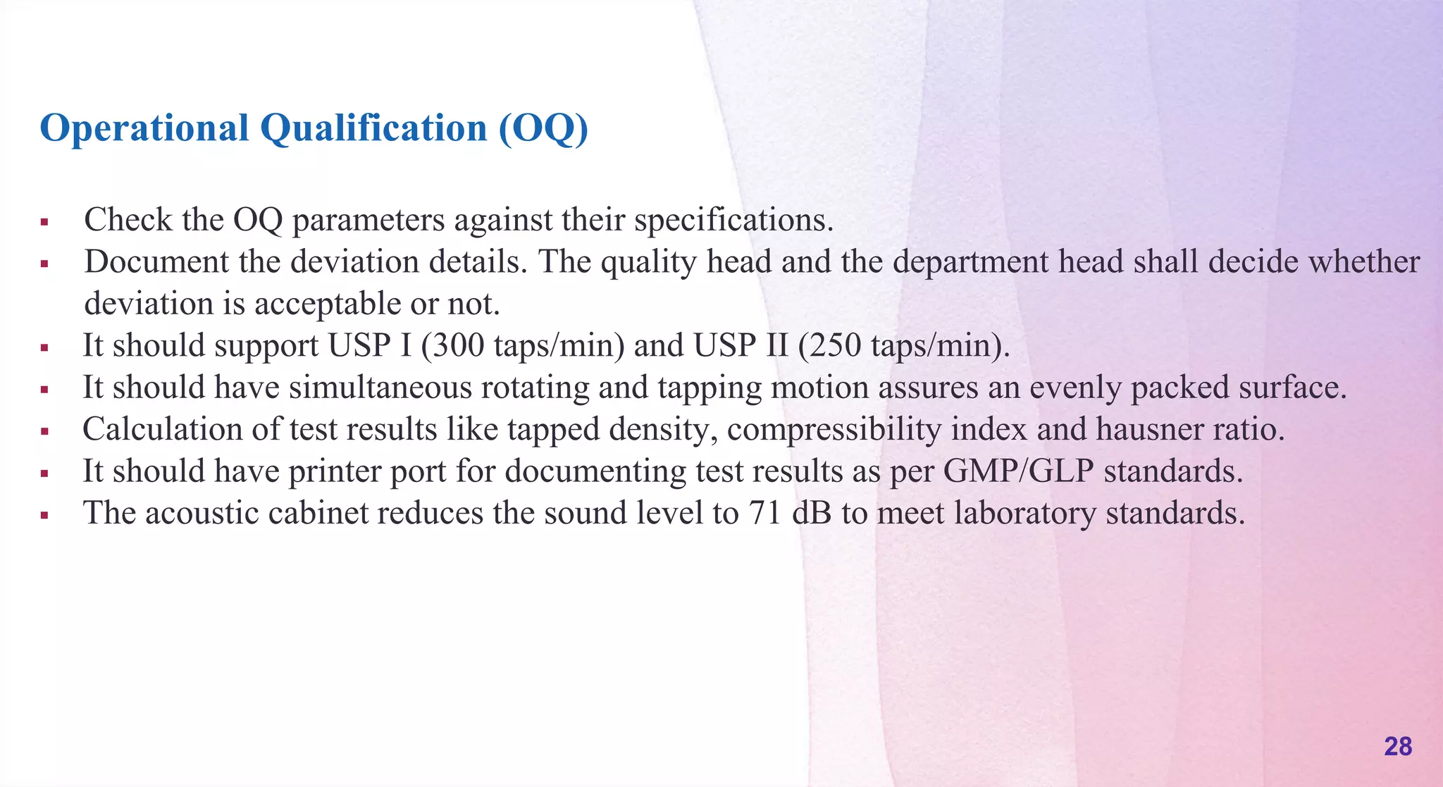 Qualification of laboratory equipments | PPTX