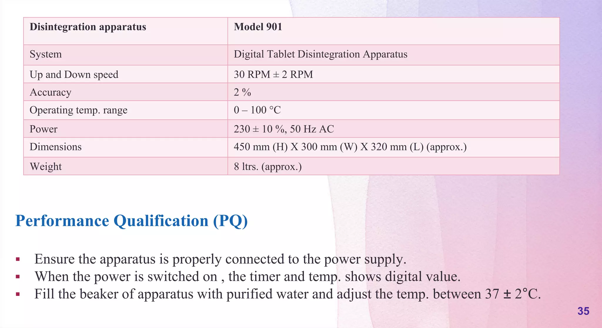 Qualification of laboratory equipments | PPTX