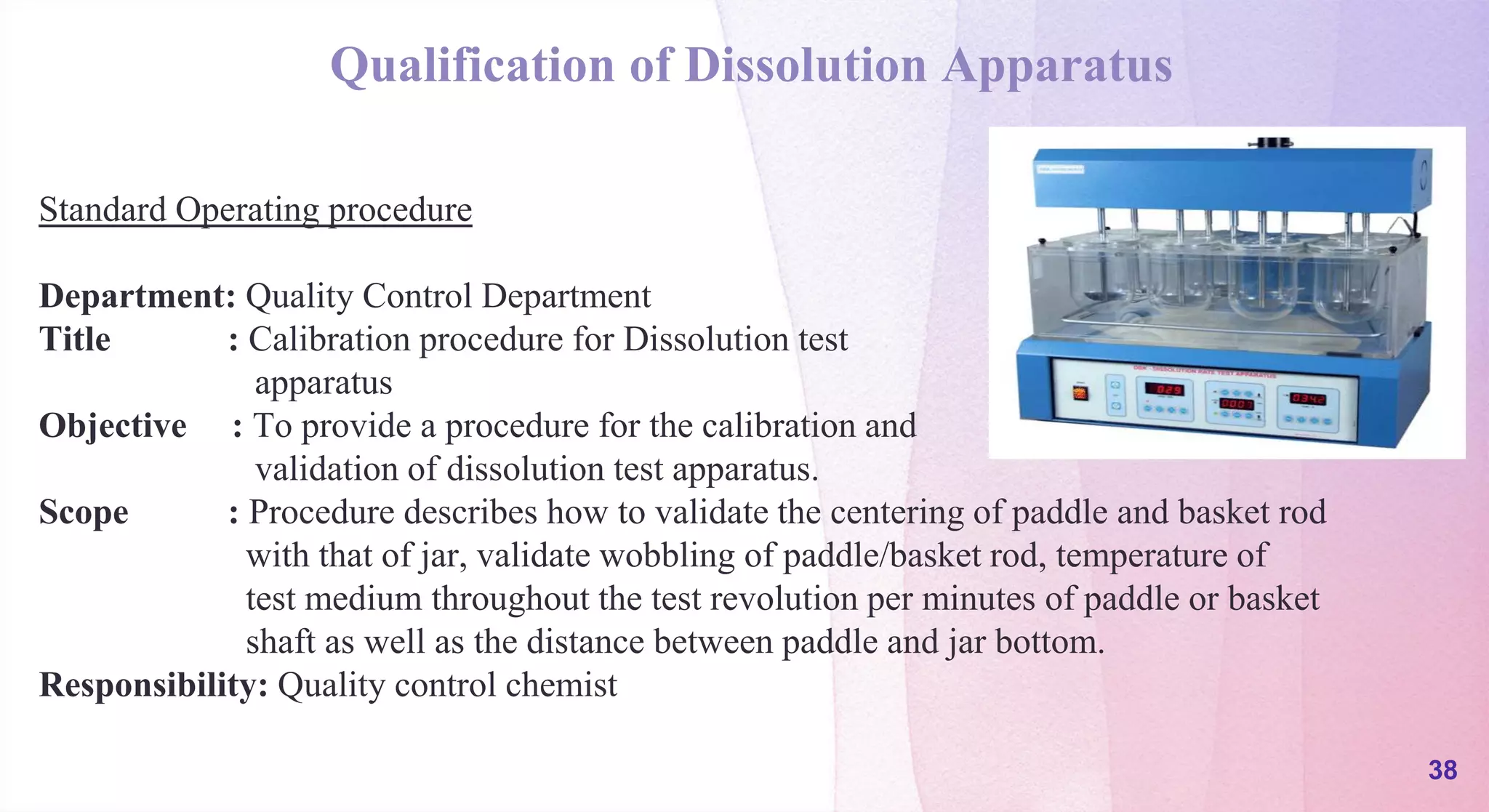 Qualification of laboratory equipments | PPTX