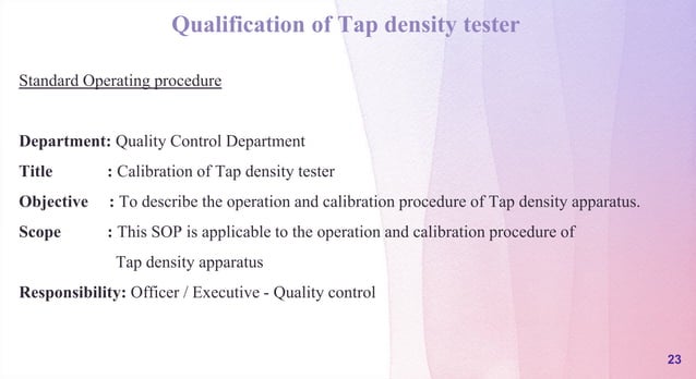 Qualification of laboratory equipments | PPTX | Pharmaceutical Industry ...