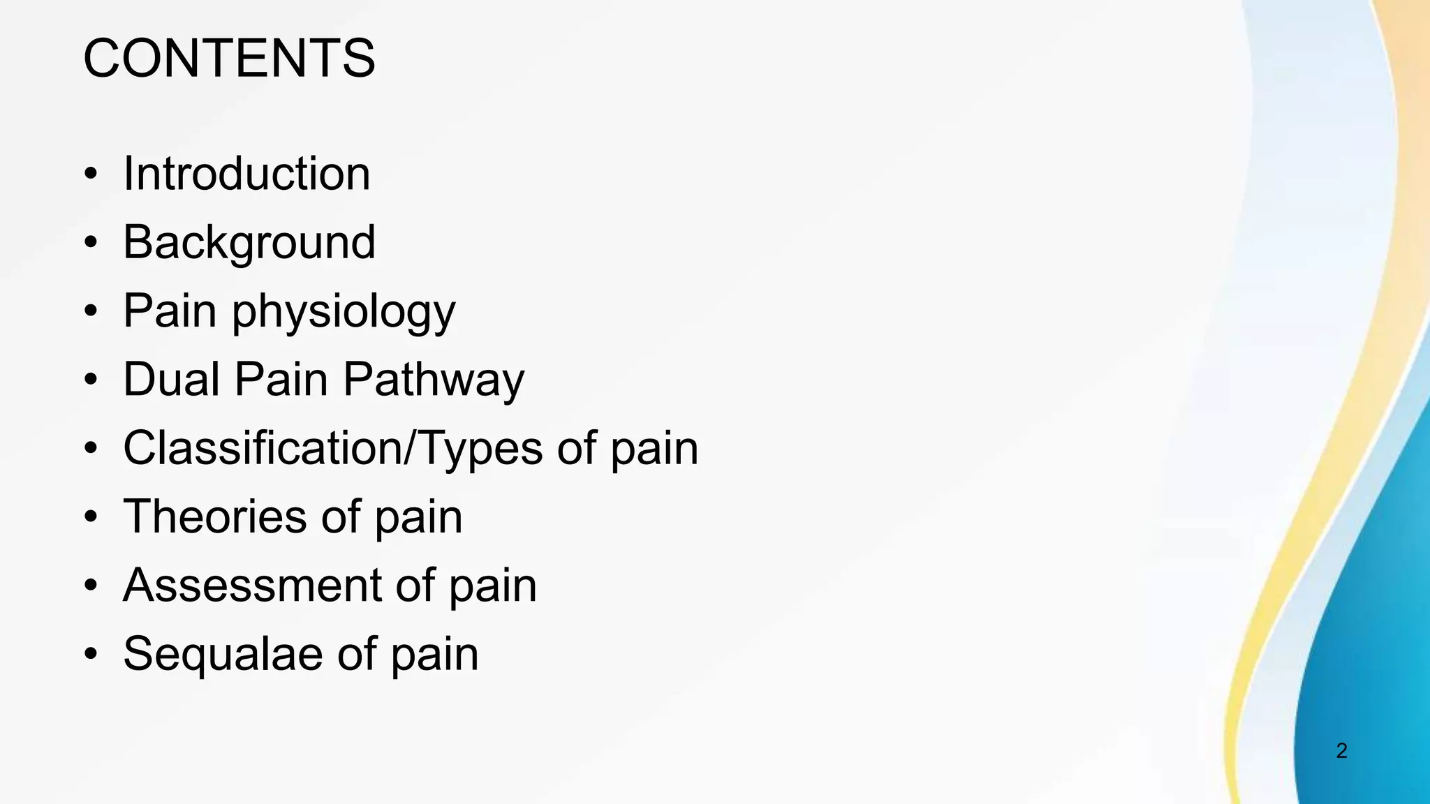 pain pathway | PPTX