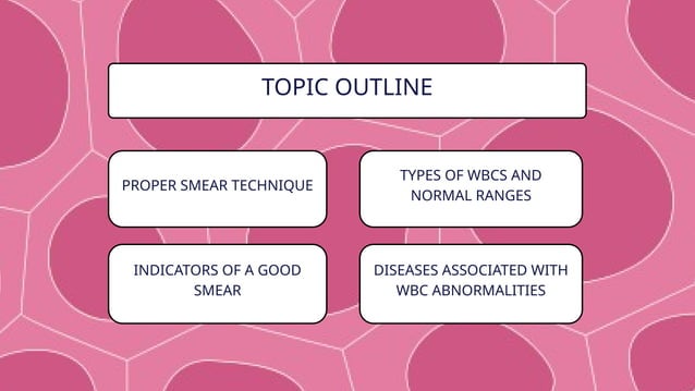Proper Blood Smear Preparation: WBC Reference Ranges and Disease ...