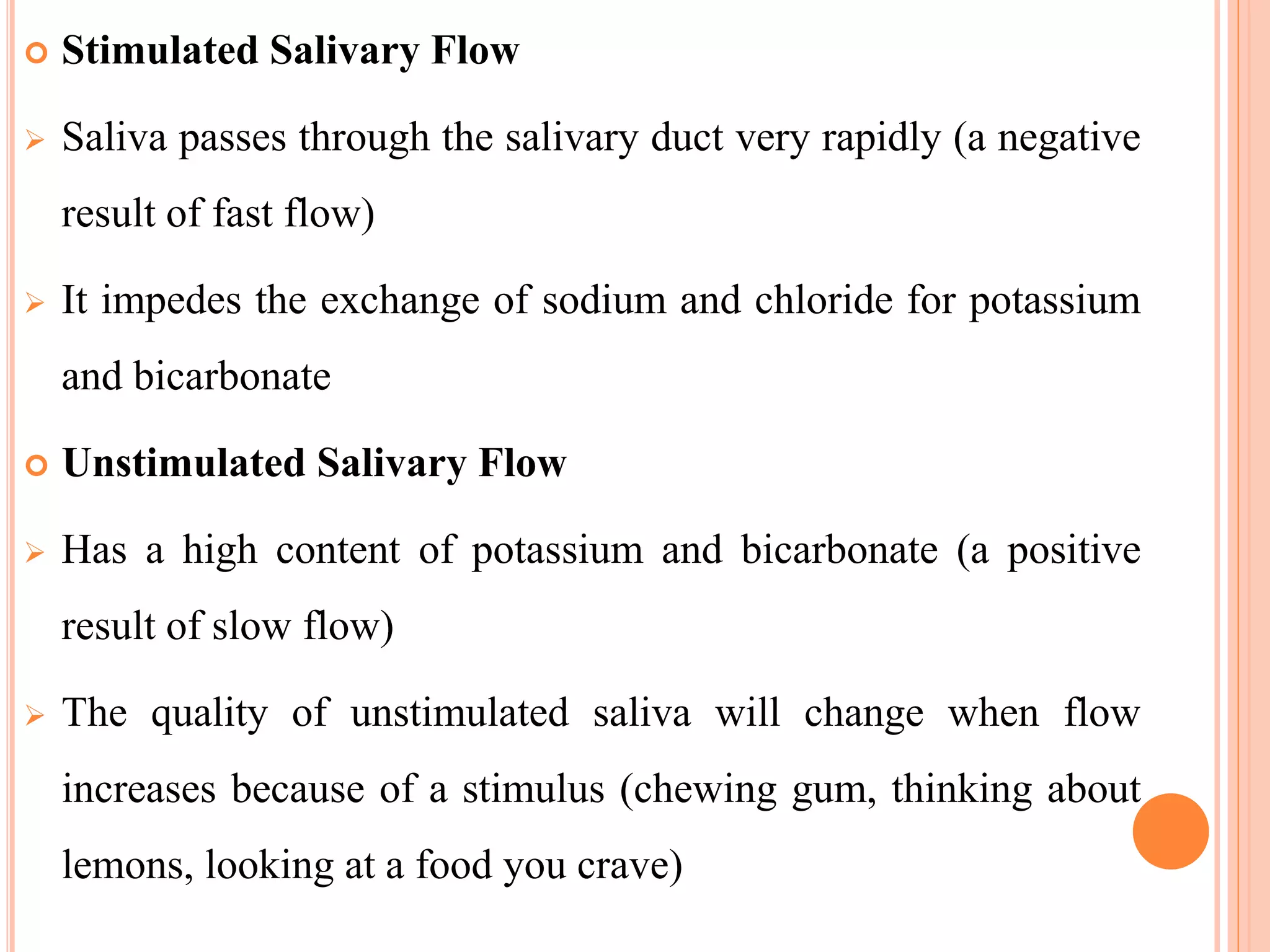 saliva in oral health | PPTX