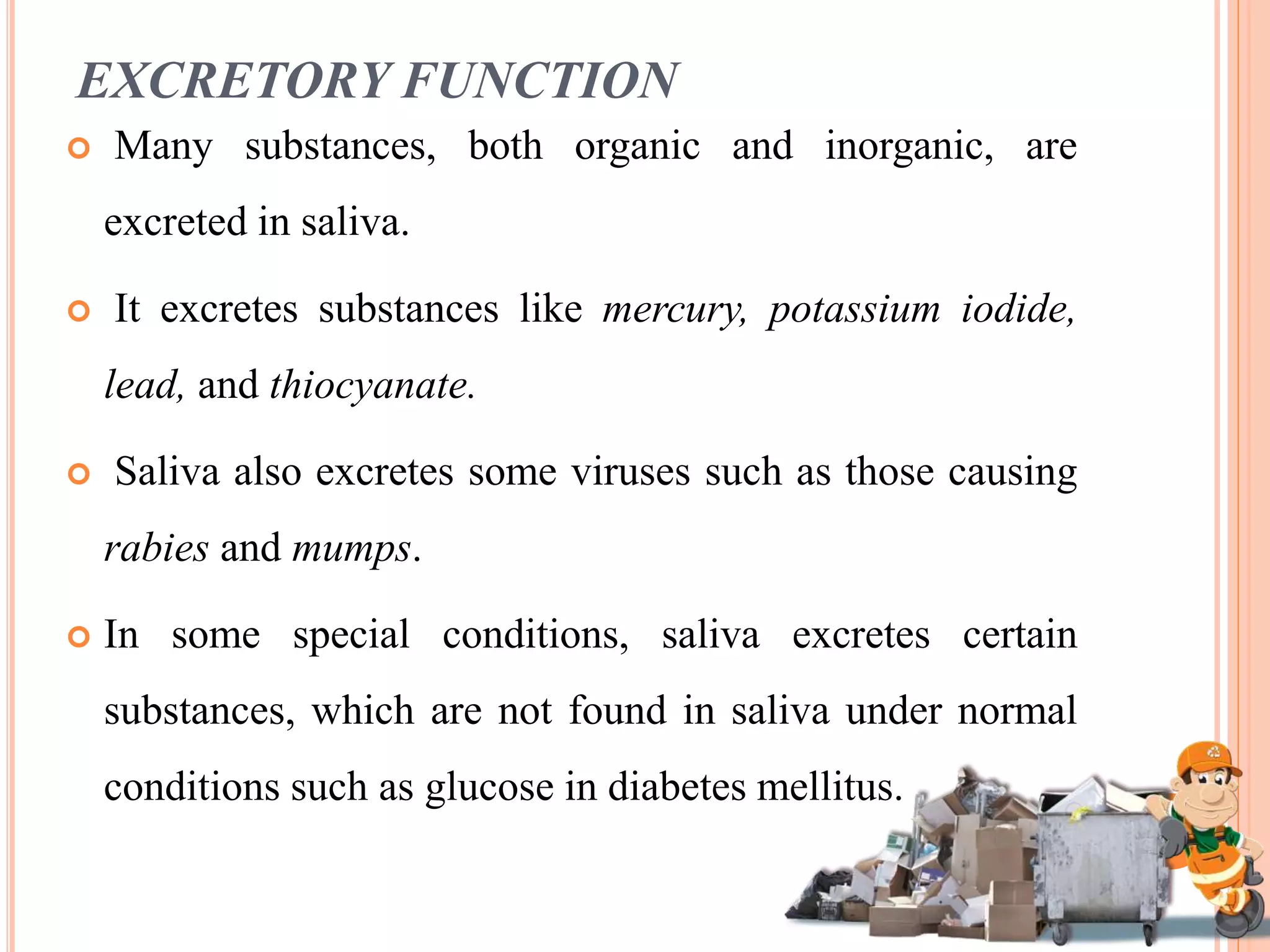 saliva in oral health | PPTX