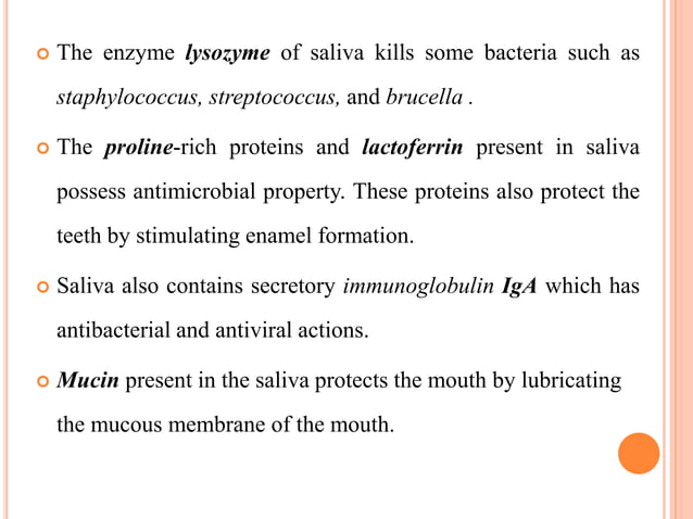 saliva in oral health | PPTX | Dental Health | Diseases and Conditions