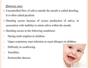 saliva in oral health | PPTX