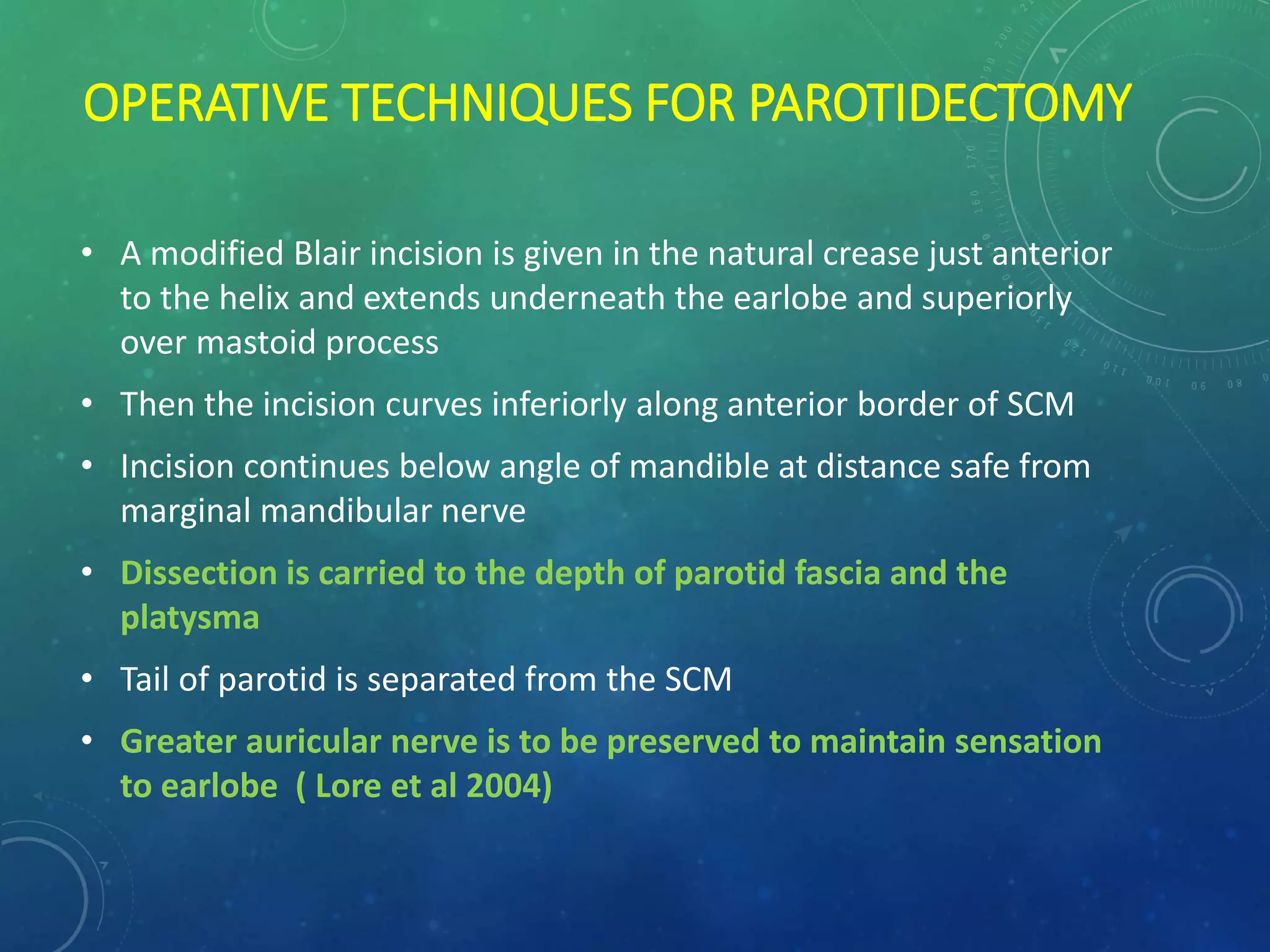 Surgical Anatomy of Salivary Glands and its Applied aspects | PPTX