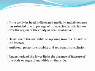 CONDYLAR FRACTURES | PPTX