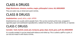 Recreational Drug Usage | PPTX