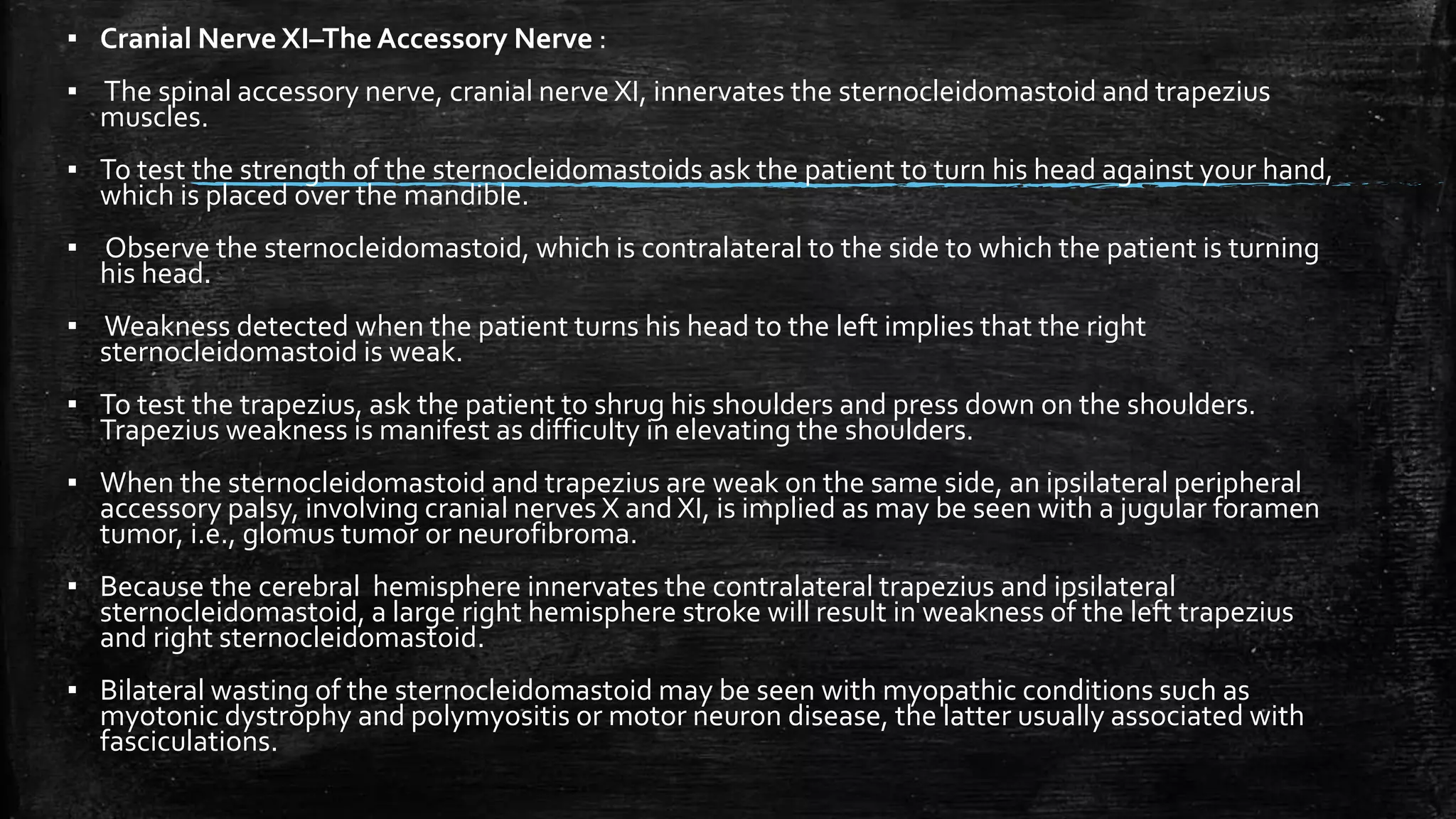 Cranial nerve examination | PPTX