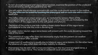 Cranial nerve examination | PPTX