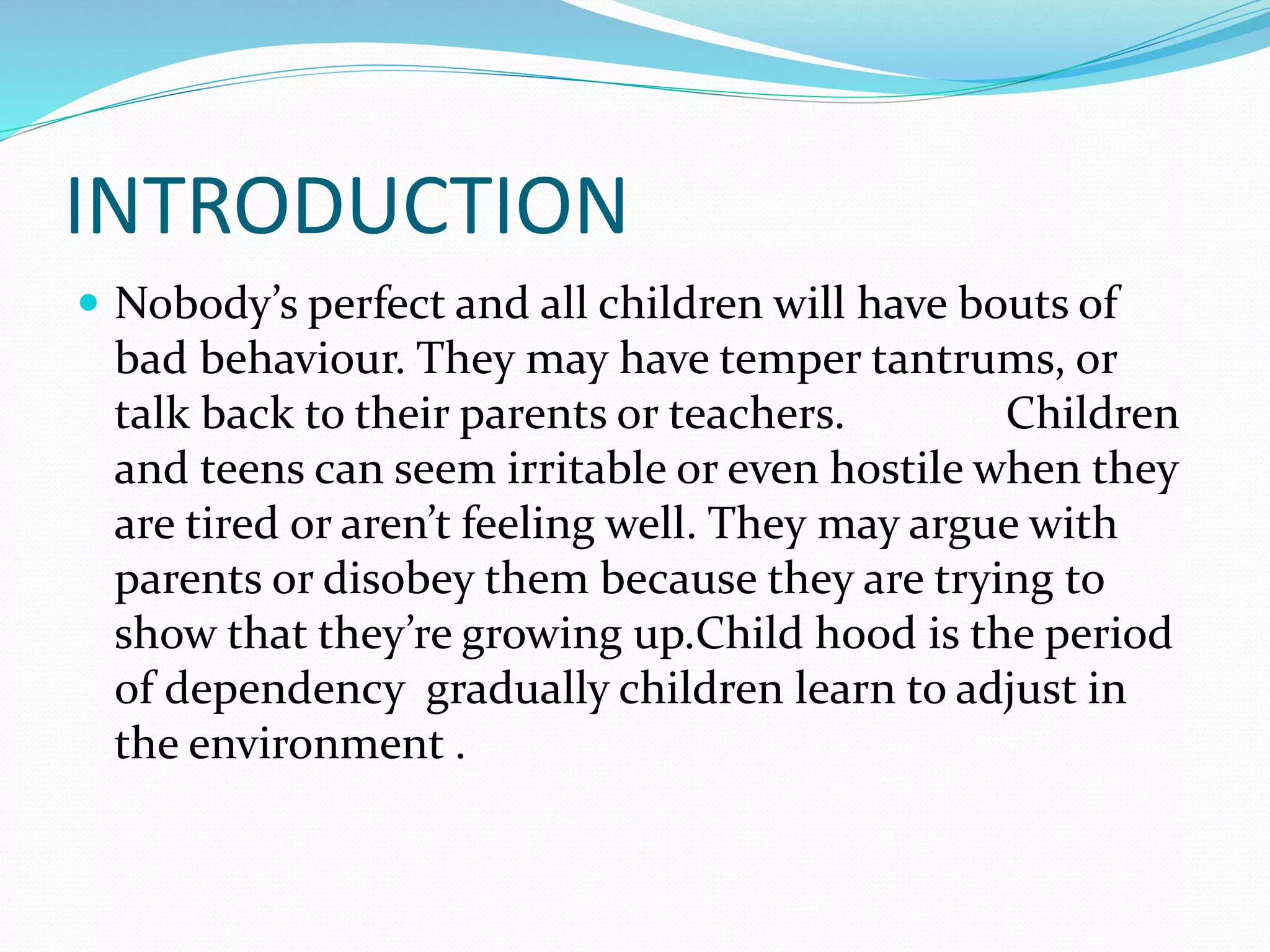 DEVELOPMENTAL DISTURBANCES IN CHILDREN | PPTX