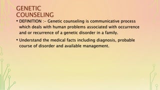 Genetics- Principles & Disoreders in Paediatric Dentistry | PPTX