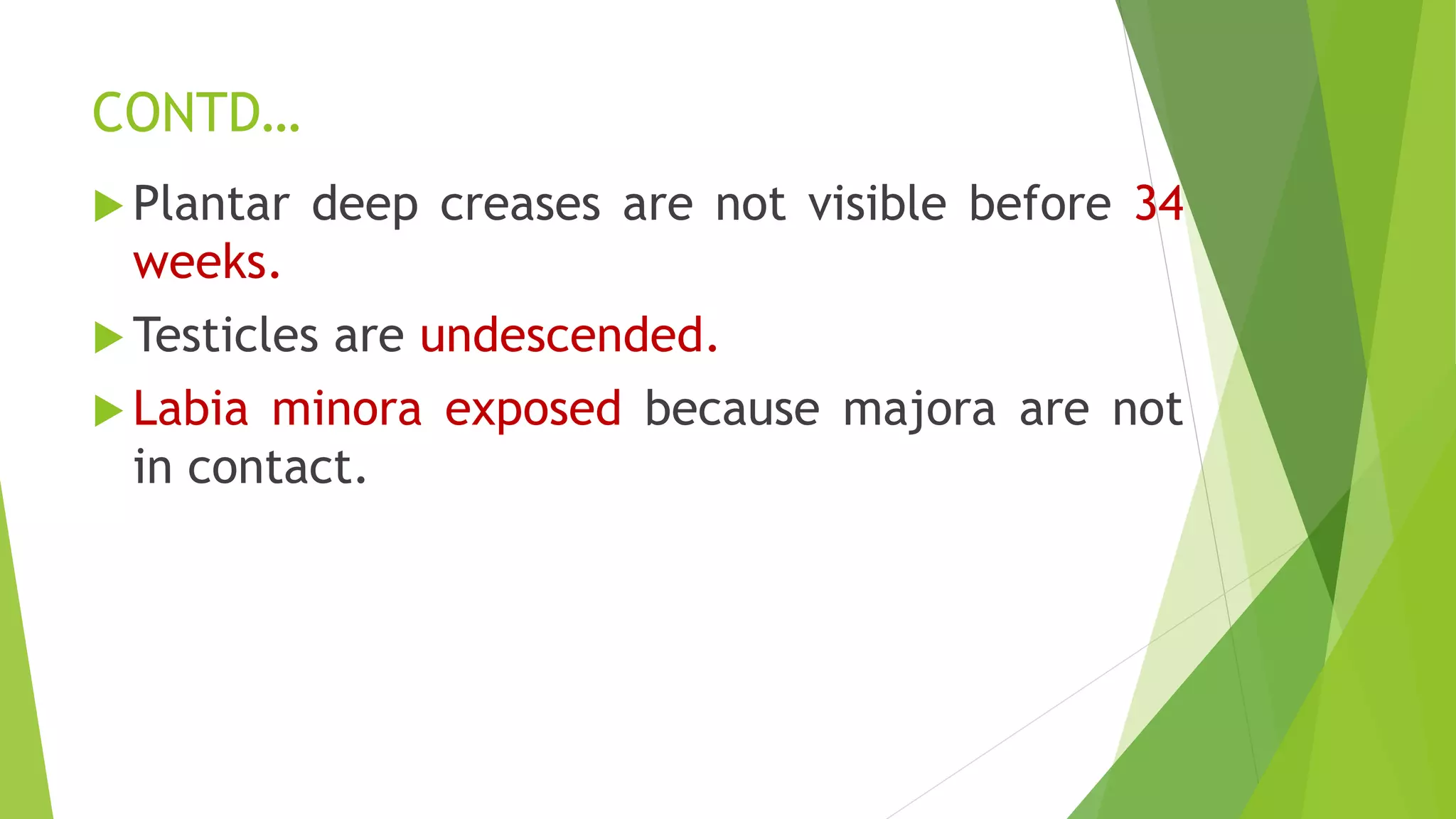 Pre-term, Small for gestational age and Post-term Infant | PPTX