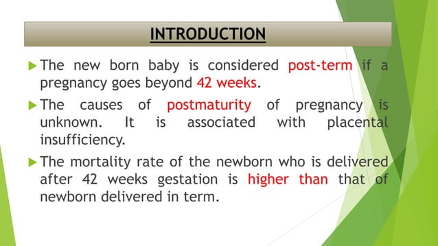 Pre-term, Small for gestational age and Post-term Infant | PPTX ...