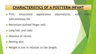 Pre-term, Small for gestational age and Post-term Infant | PPTX