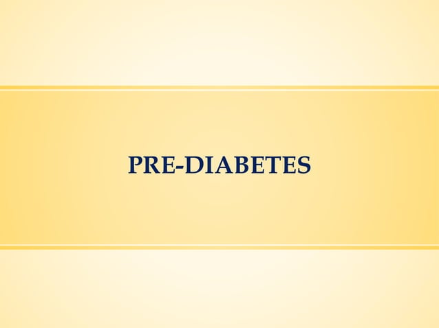 General introduction to diabetes mellitus | PPT