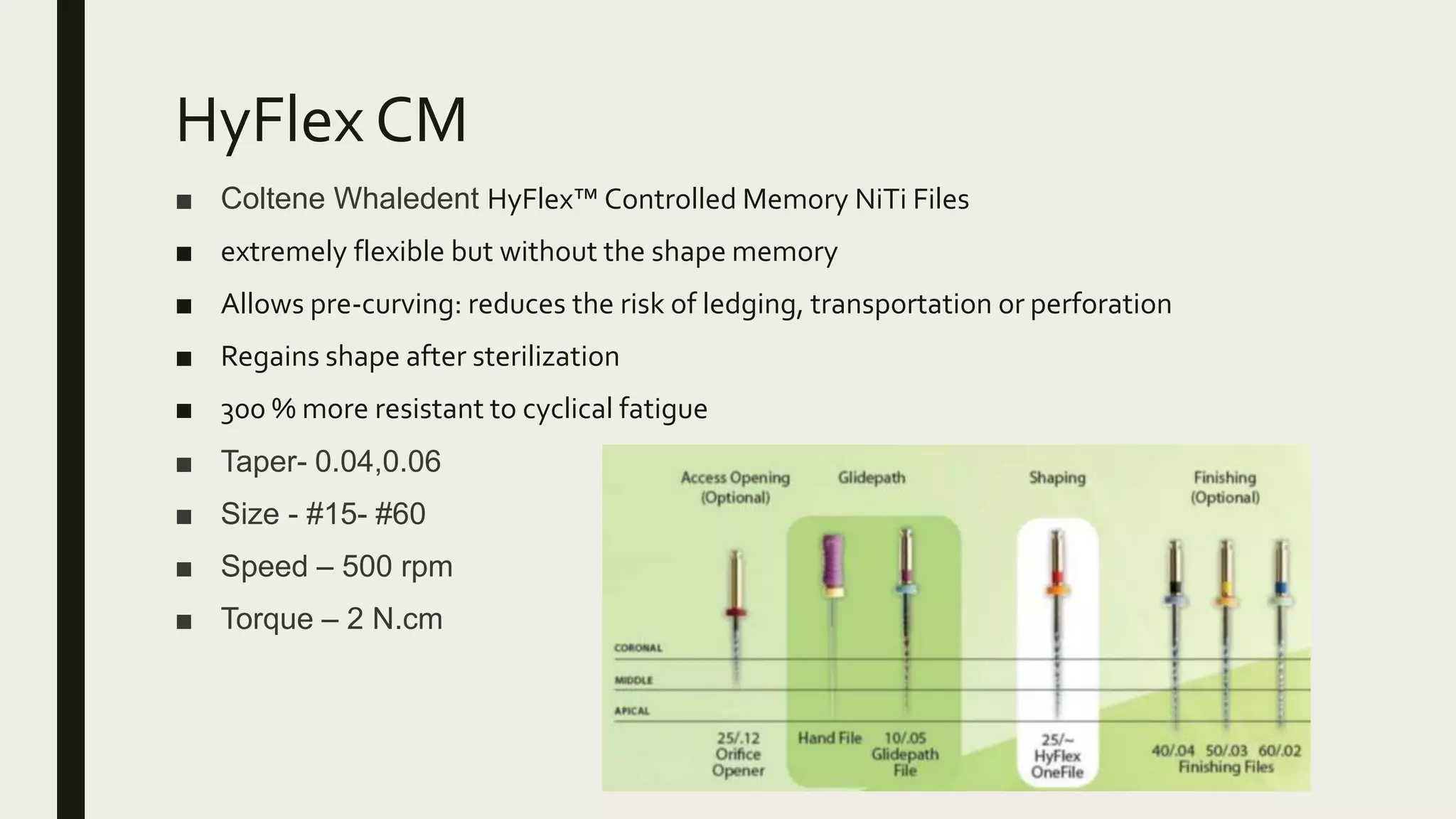 rotary instruments in endodontics | PPTX