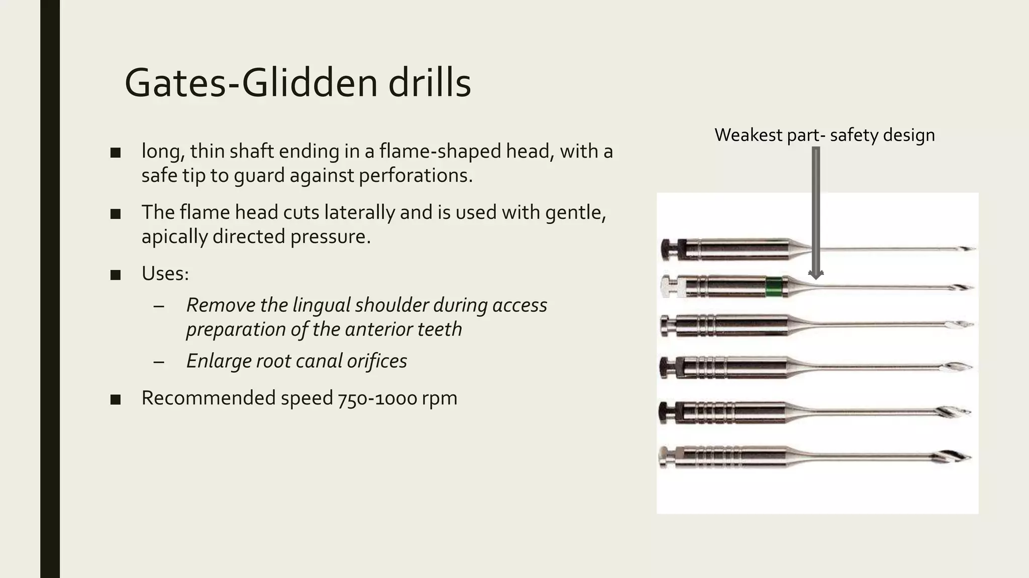 rotary instruments in endodontics | PPTX