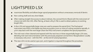 rotary instruments in endodontics | PPTX