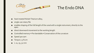 rotary instruments in endodontics | PPTX