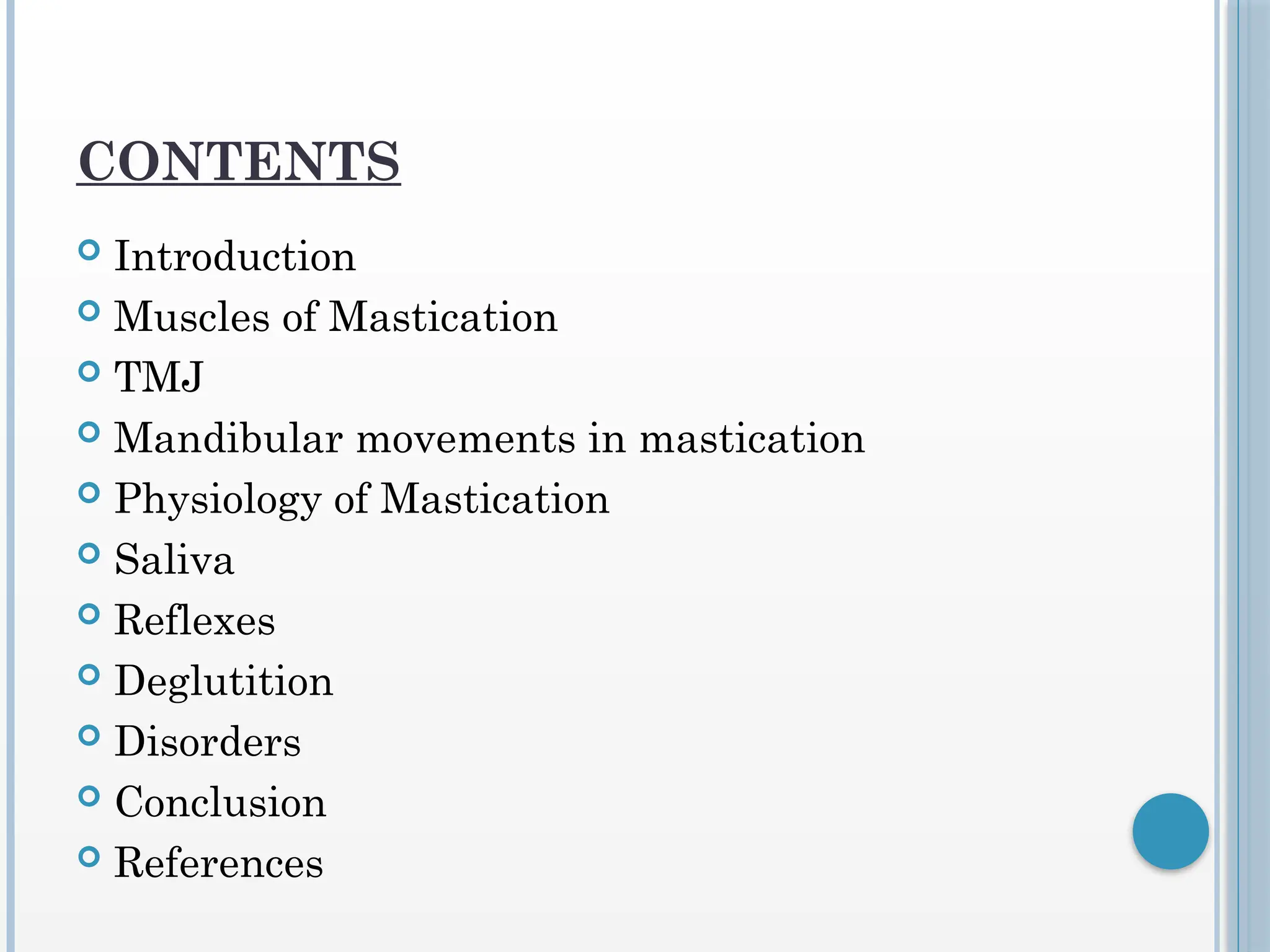 seminar 3 - physiology MASTICATION AND DEGLUTITION | PPTX