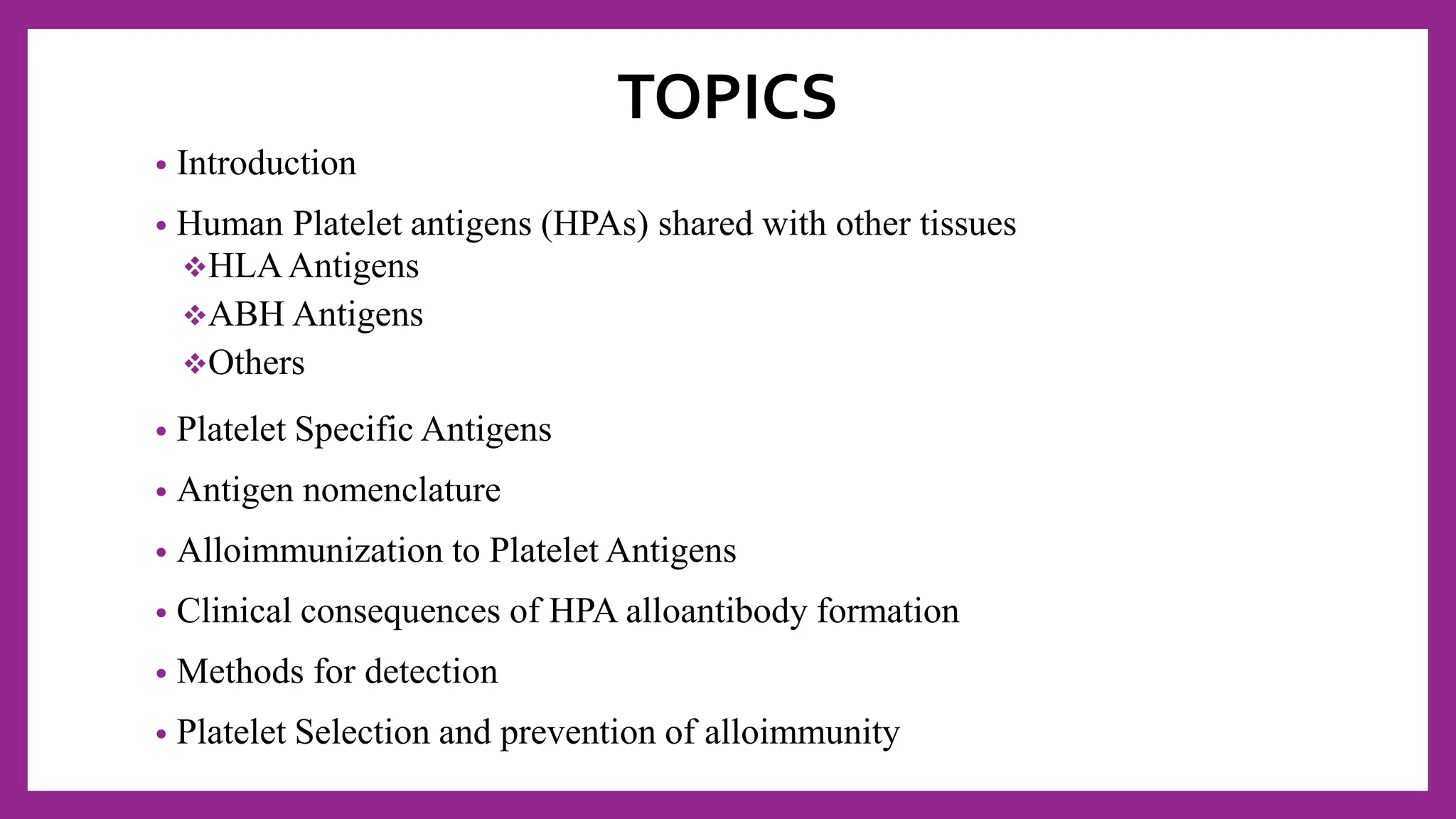 Human platelet antigens- platelet specific antigens, platelet antigens ...