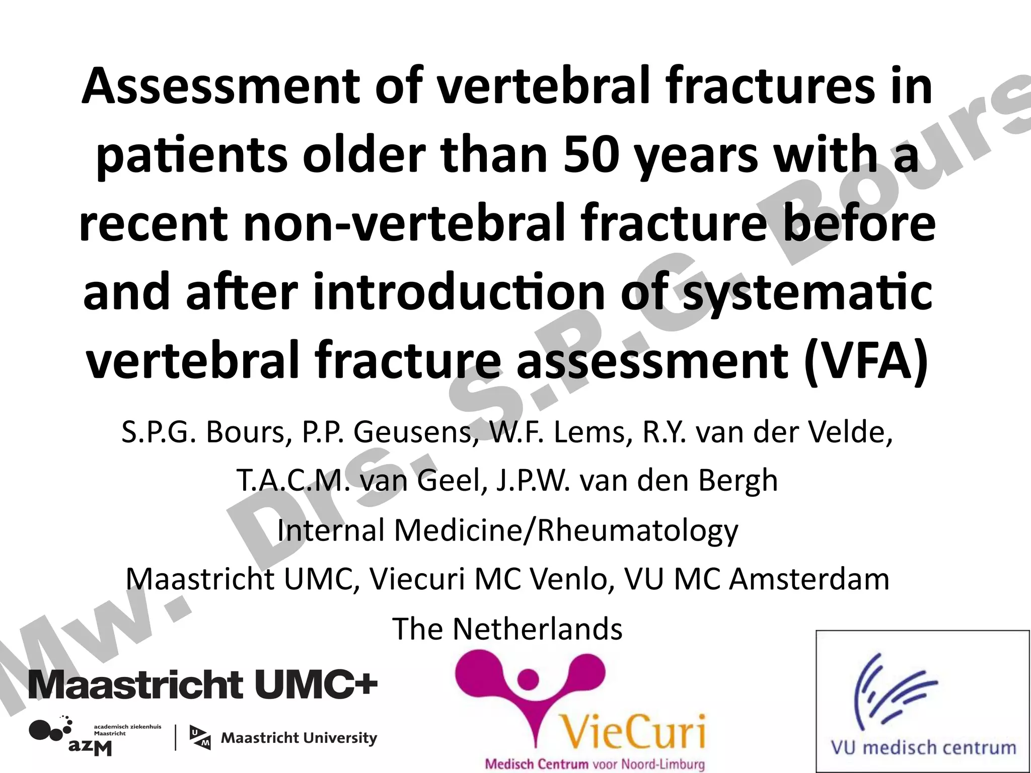 Seminar 30 11-2013 assessment of vertebral fractures | PDF