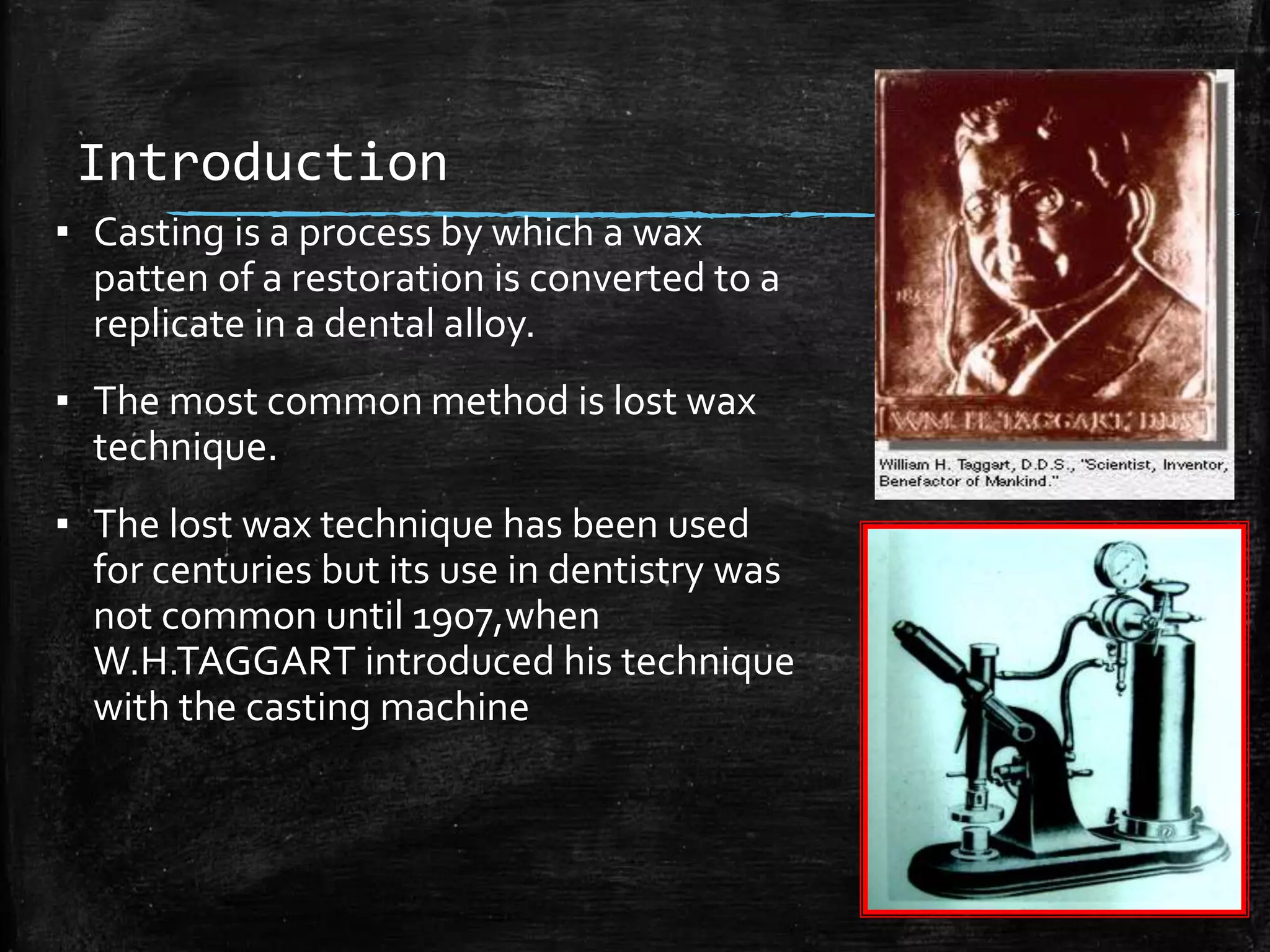 CASTING PROCEDURES AND DEFECTS | PPTX