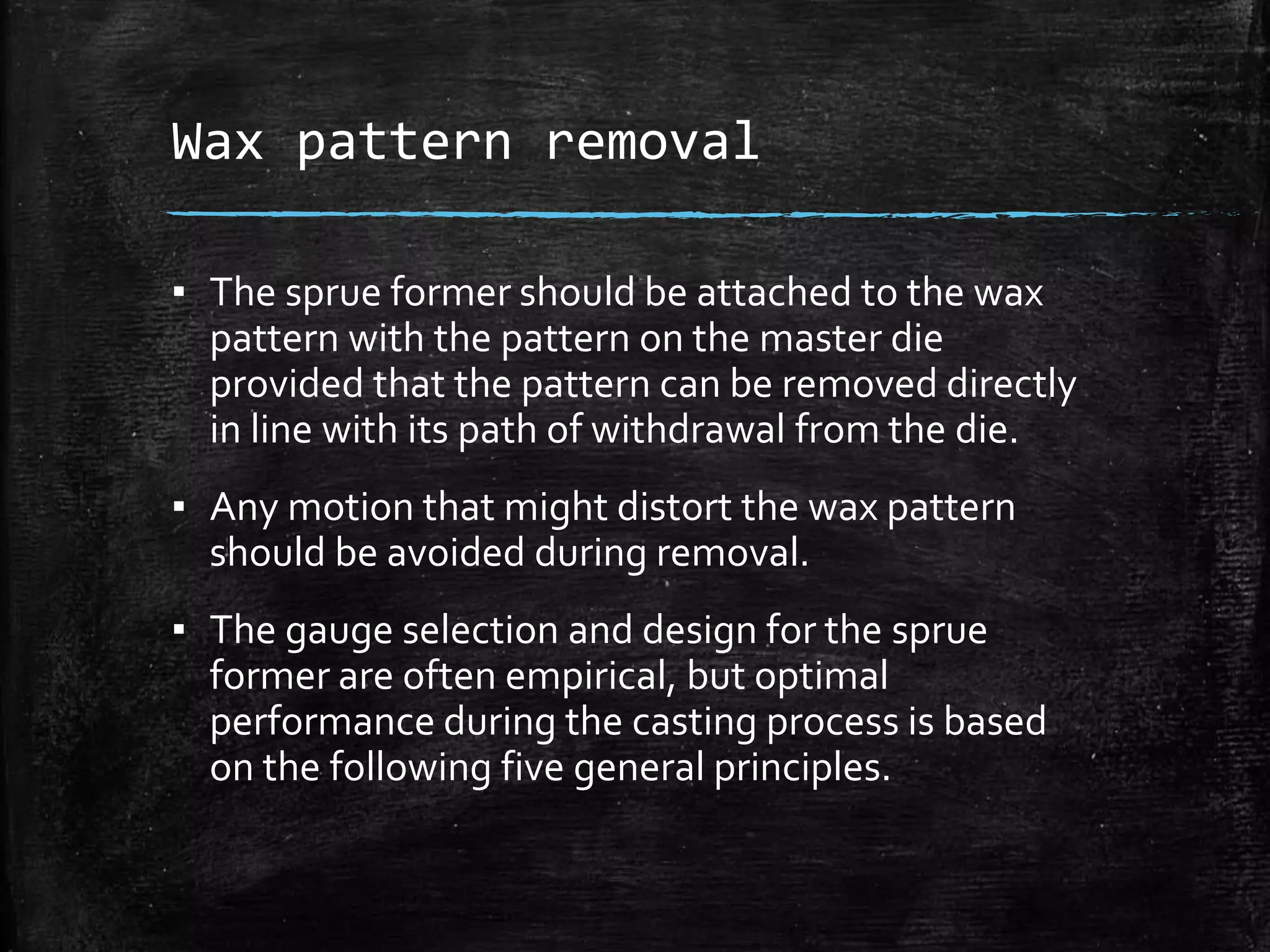 CASTING PROCEDURES AND DEFECTS | PPTX