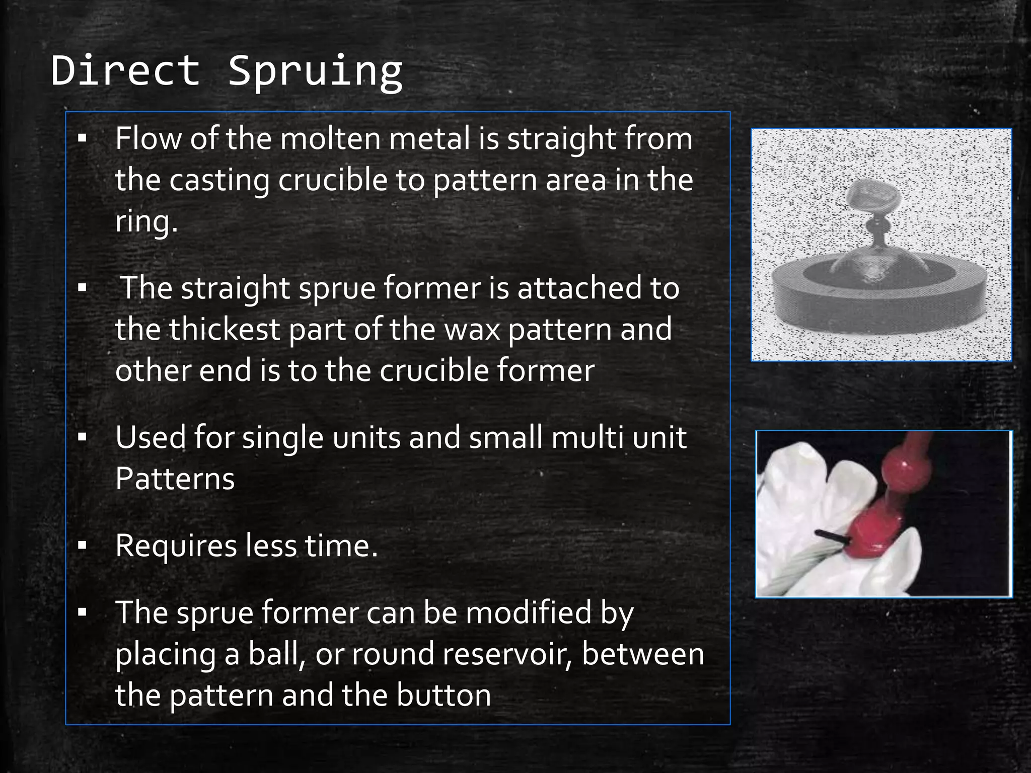 CASTING PROCEDURES AND DEFECTS | PPTX