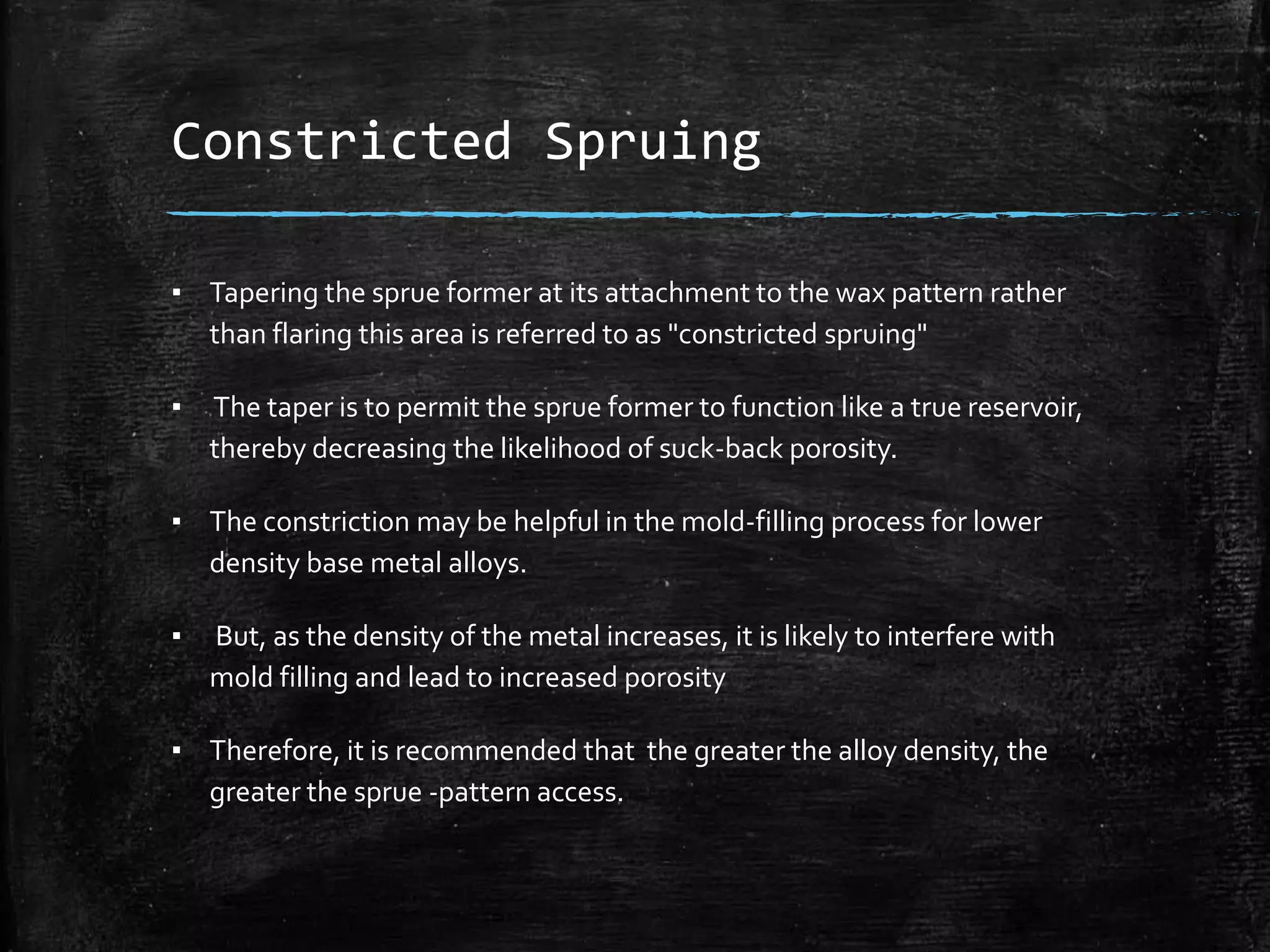 CASTING PROCEDURES AND DEFECTS | PPTX