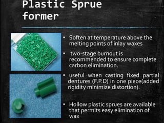 CASTING PROCEDURES AND DEFECTS | PPTX