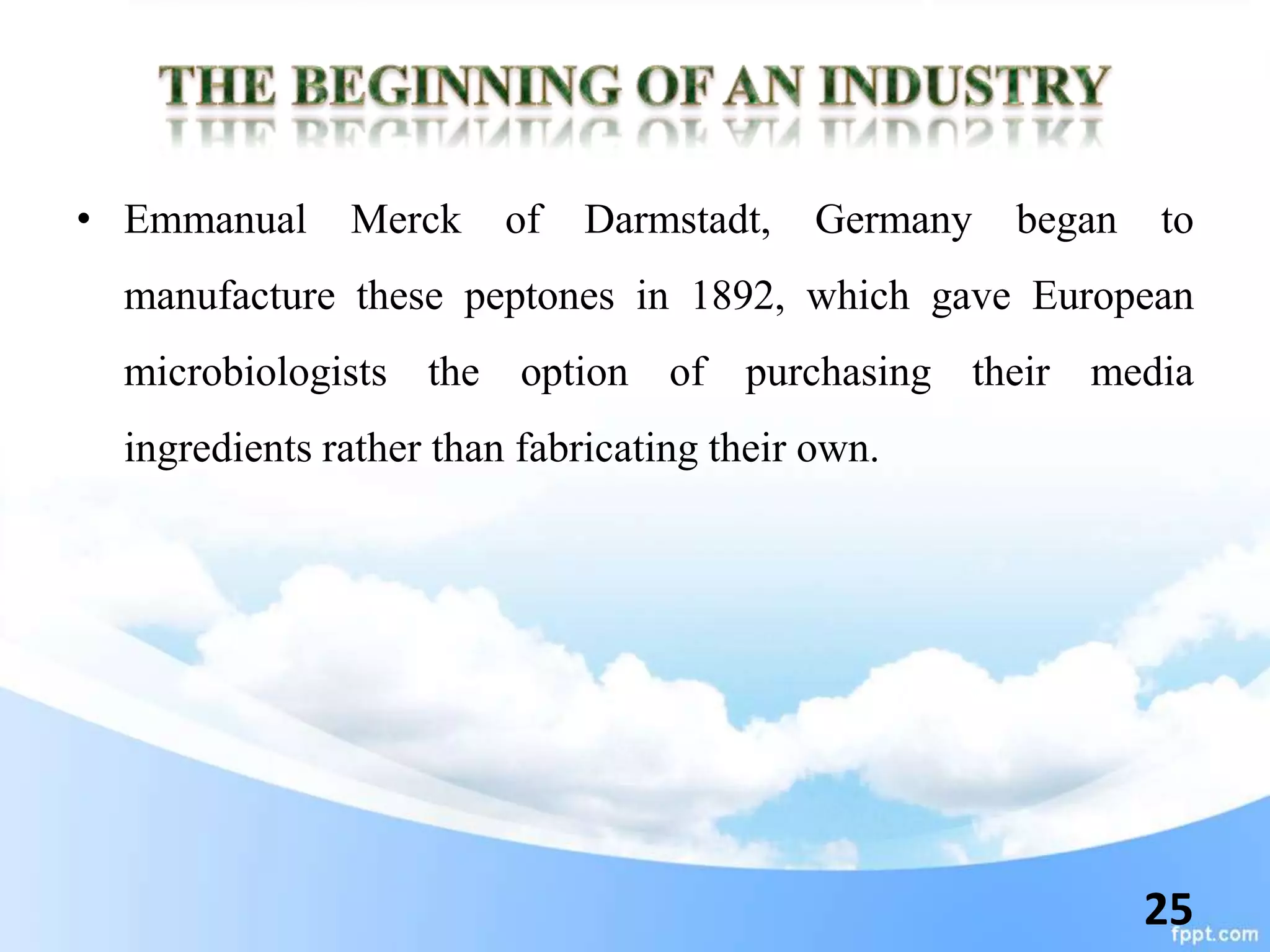 Culture Media History and Types | PPTX