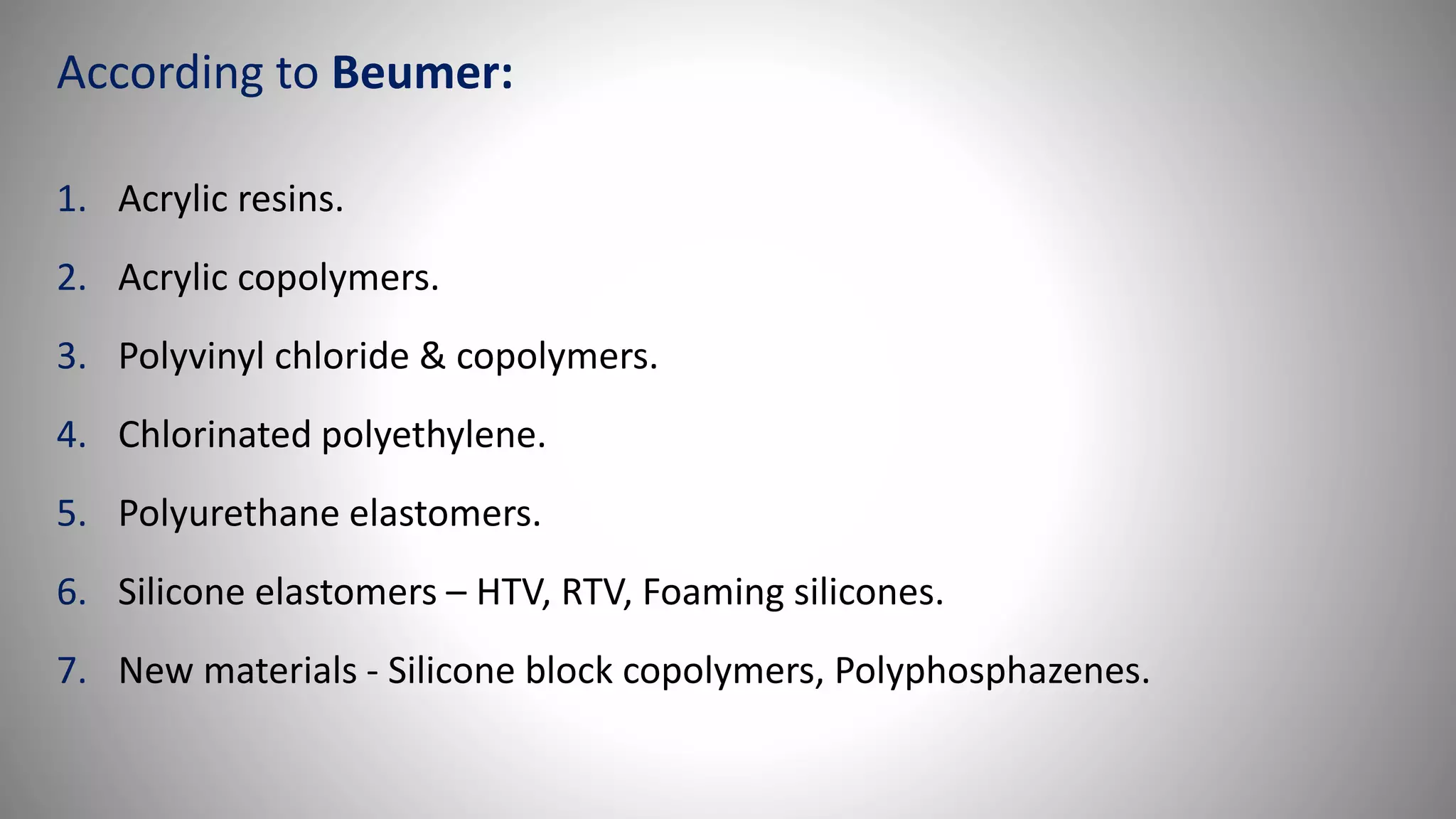 maxillofacial prosthesis materials | PPTX