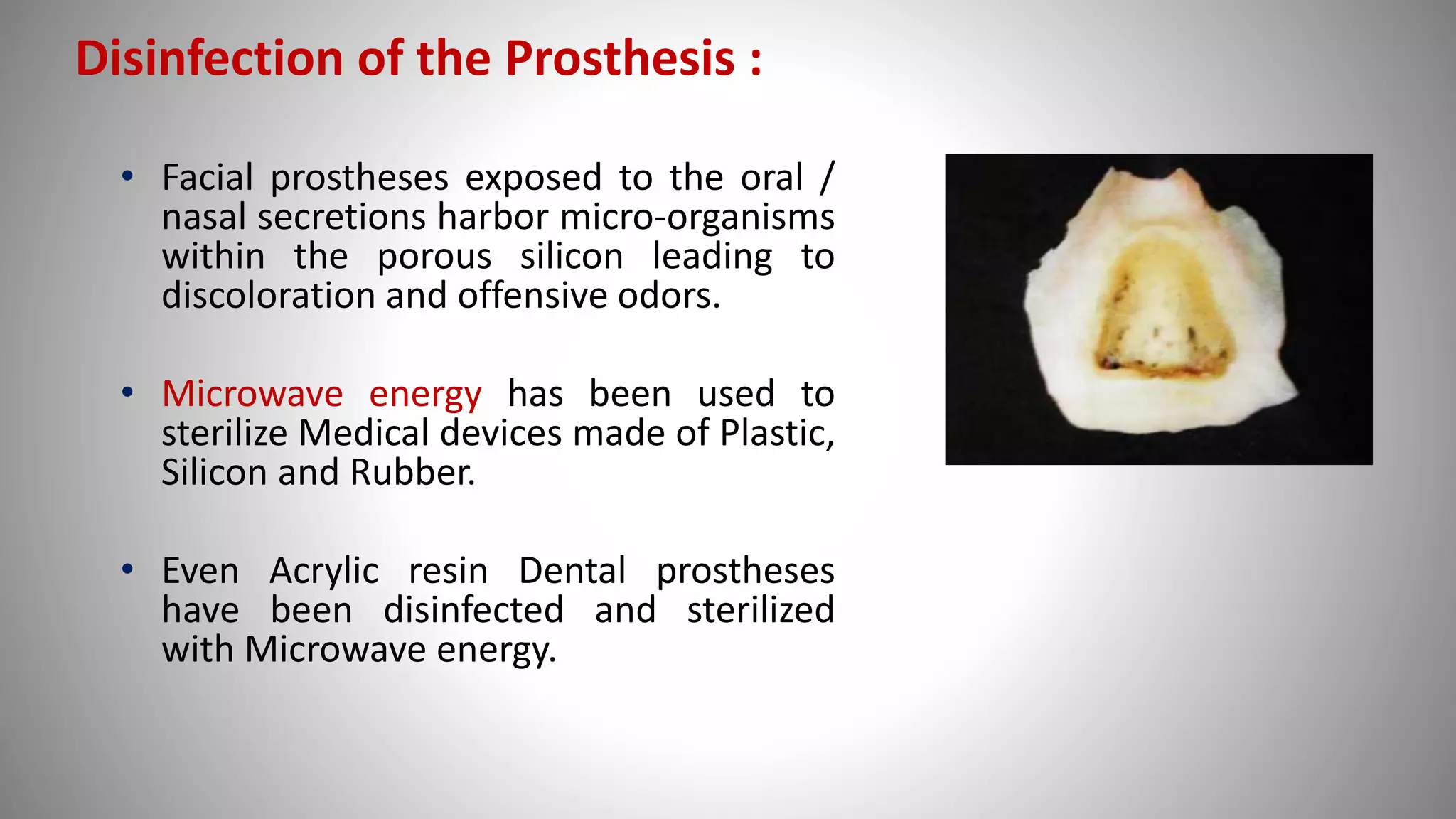 maxillofacial prosthesis materials | PPTX