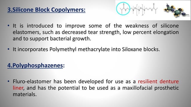 maxillofacial prosthesis materials | PPTX