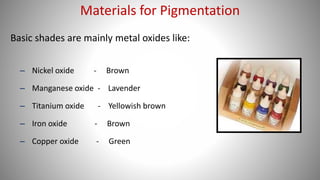 maxillofacial prosthesis materials | PPTX