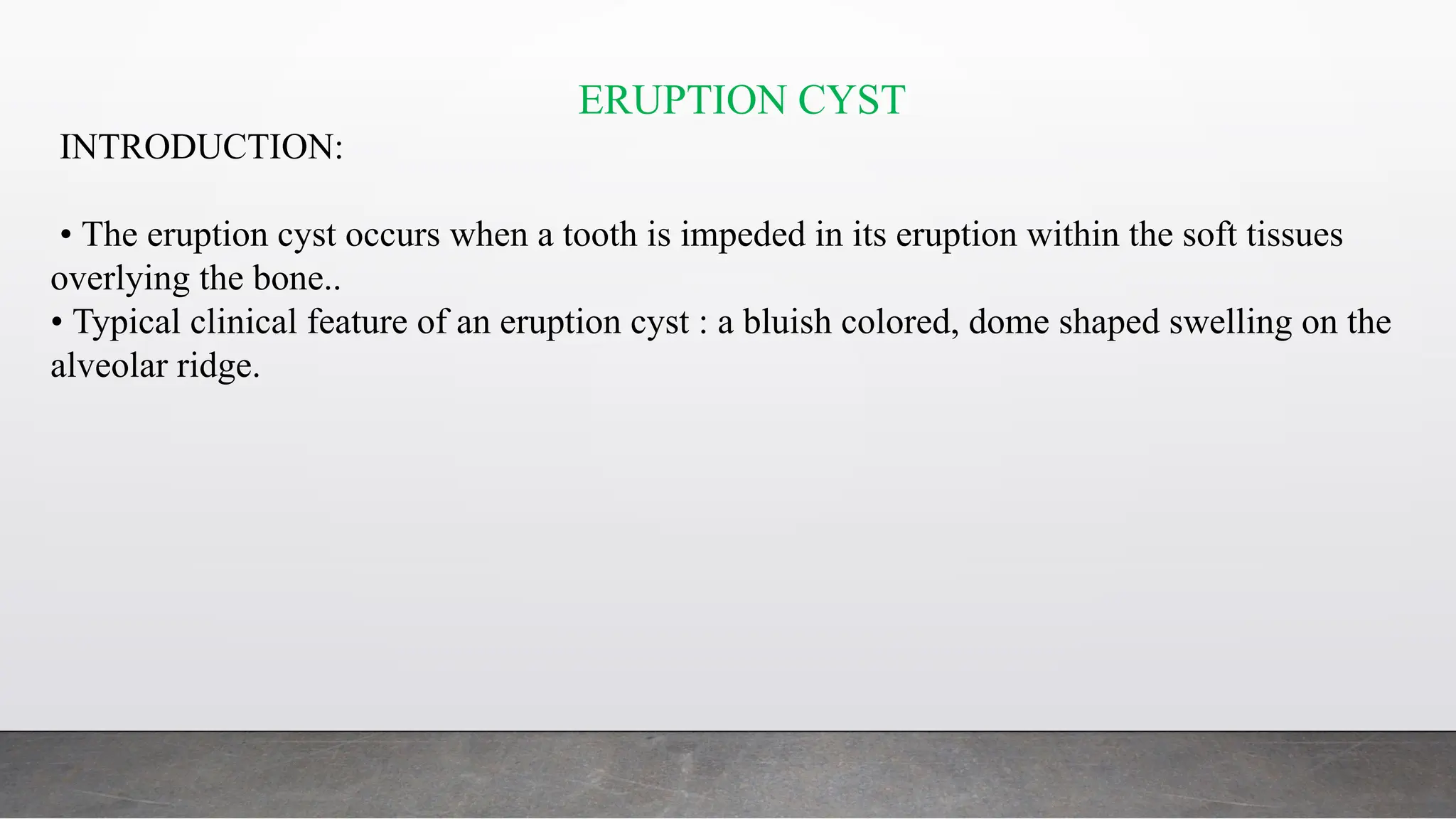 Seminar 3 Odontogenic cyst clinical feature , radiography | PPTX