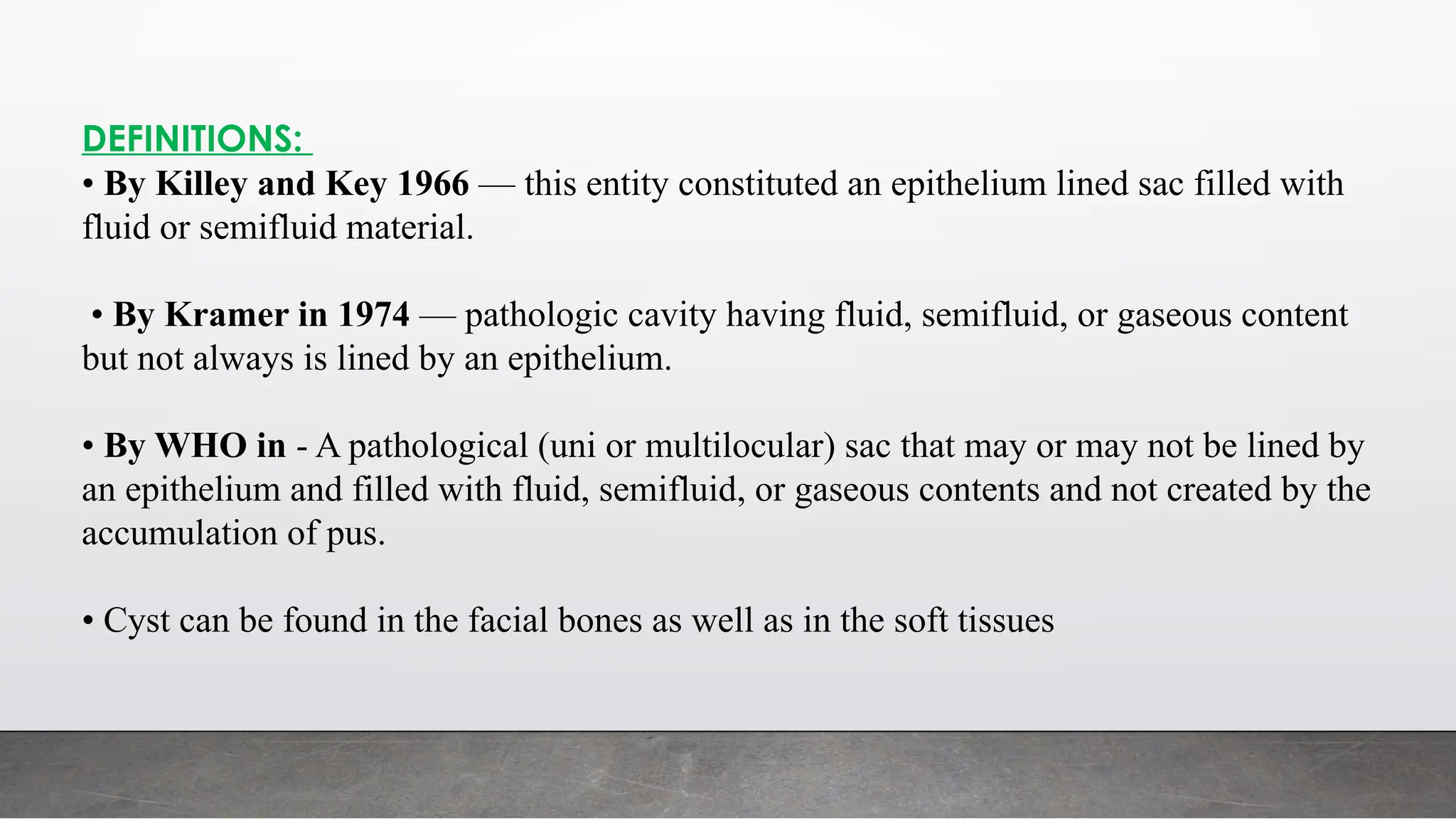 Seminar 3 Odontogenic cyst clinical feature , radiography | PPTX