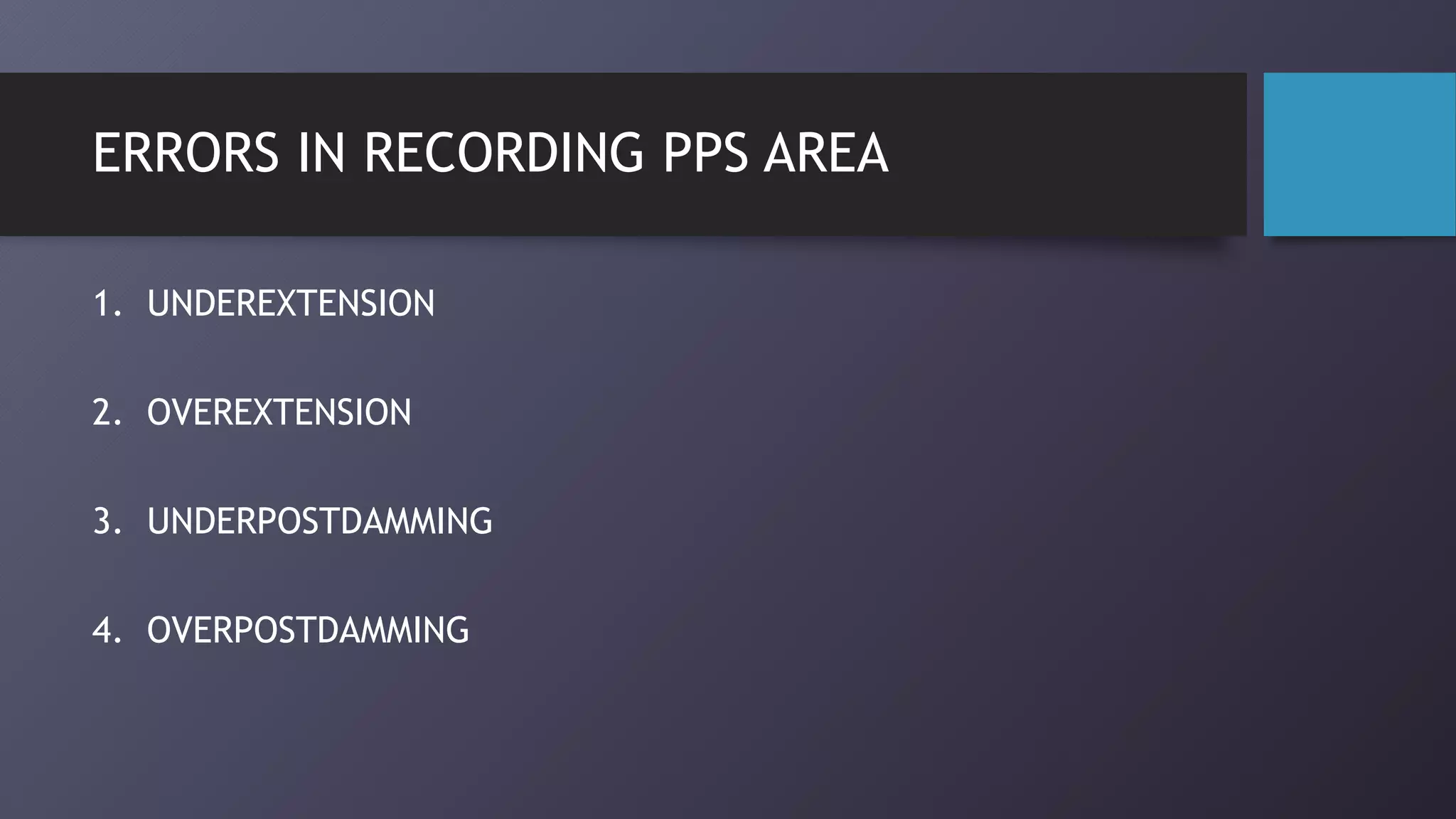 Posterior Palatal Seal Area | PPTX