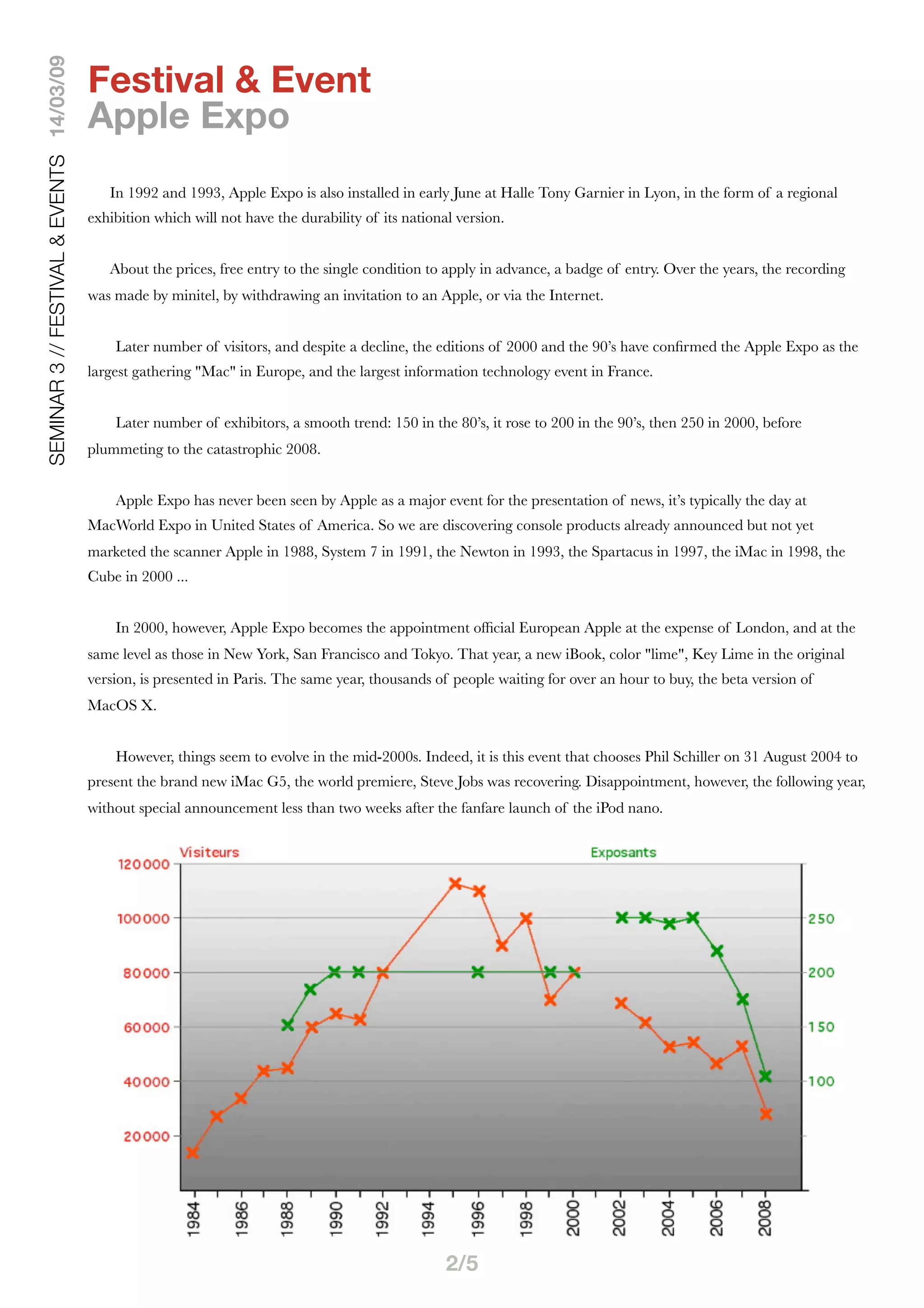 Seminar 3 // Apple Expo // Festival & Event | PDF