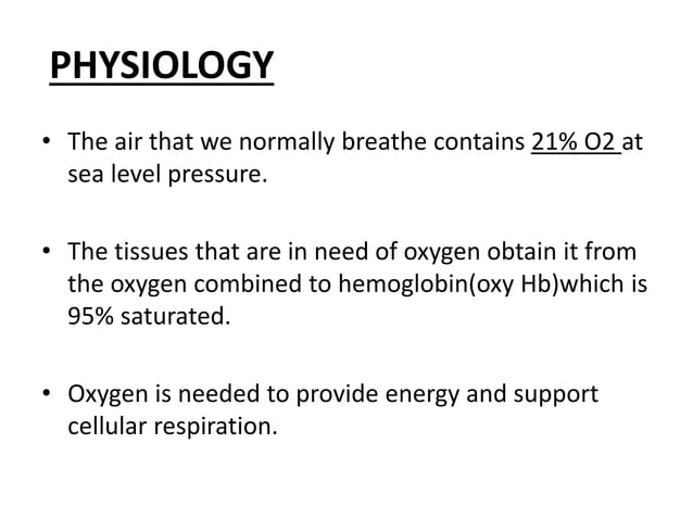 HYPERBARIC OXYGEN THERAPY(HBOT) | PPTX